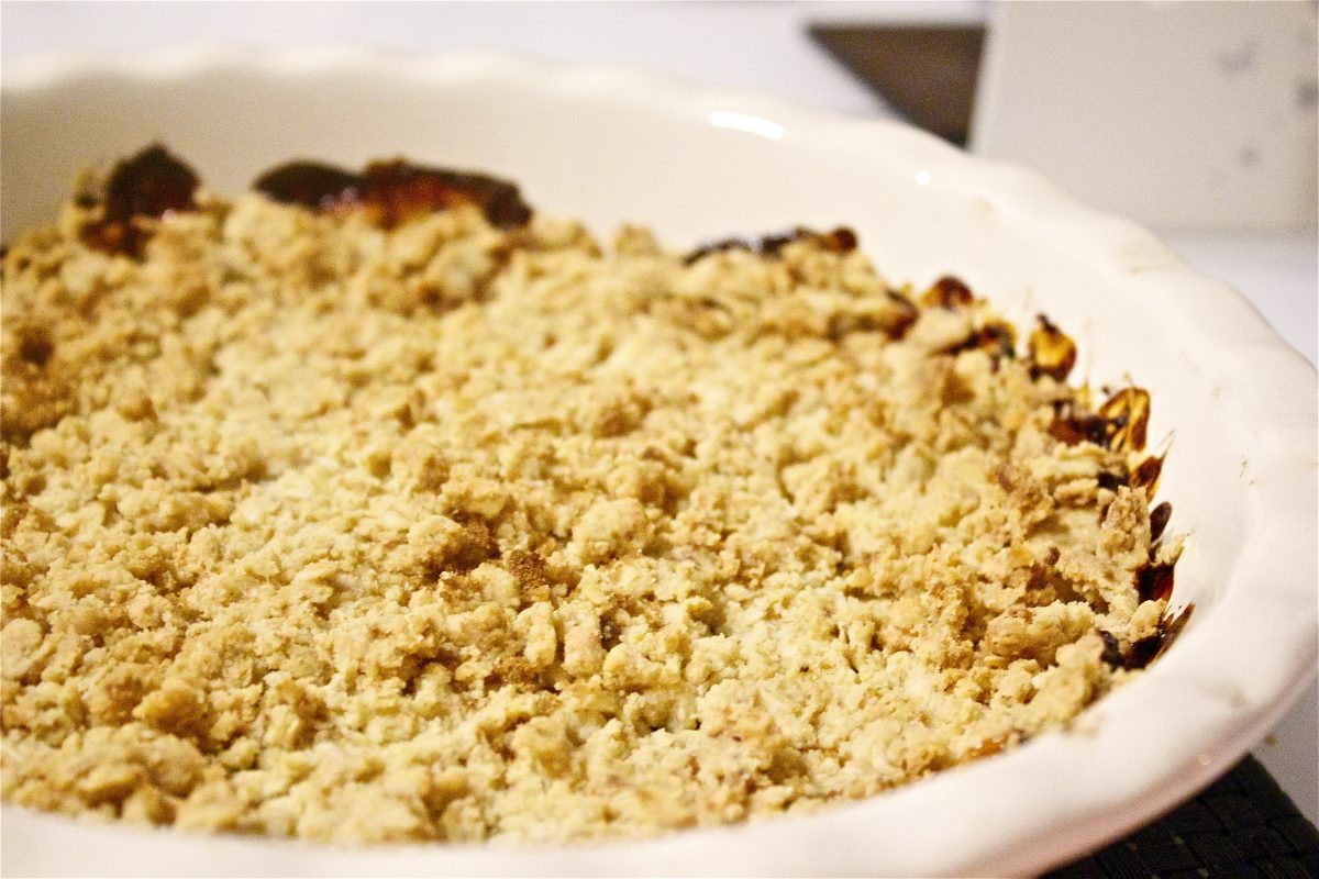 Gluten Free Apple and Sultana crumble - Wuthering Bites